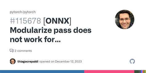 Onnx Modularize Pass Does Not Work For Torchonnxdynamoexport With