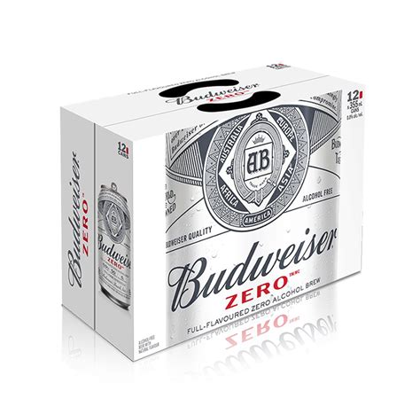 Budweiser Zero 12 X Can 355 Ml The Beer Store