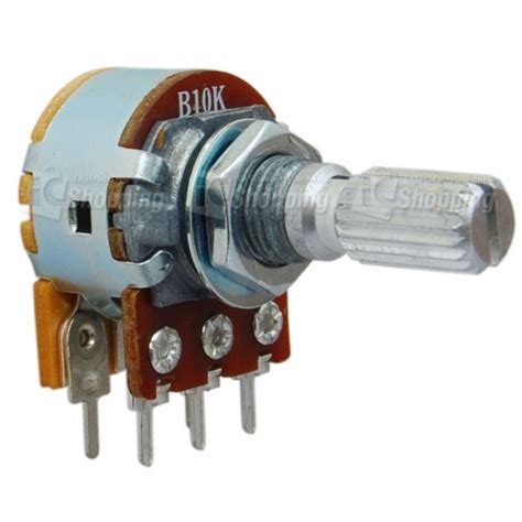 ตัวต้านทานปรับค่าได้ 6ขา B50kb100k โพเทนซิโอมิเตอร์ 50100 Kohm โวลลุ่ม Vr Potentiometer