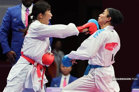 همشهری آنلاین بازی های آسیایی کسب آخرین مدال ایران توسط دختر کاراته‌کا