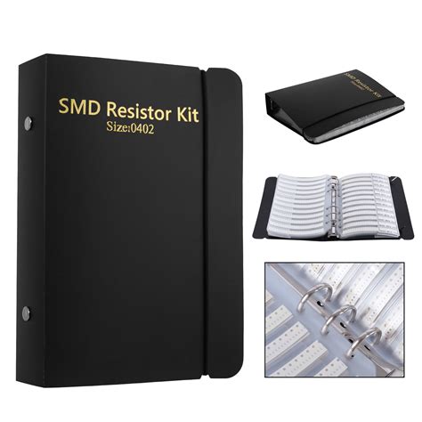 0402 Smd Resistors Assortment Kit R0402 Resistor Assorted Folder 170value X 50pcs 8500pcs