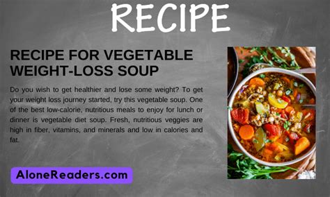 Recipe For Vegetable Weight Loss Soup