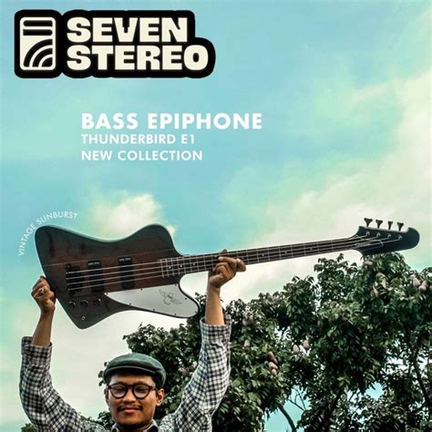 Jual Epiphone Thunderbird Reverse 4 String Bass Vintage Sunburst Di