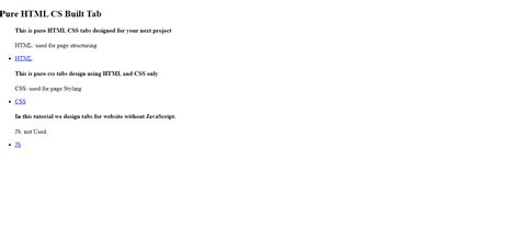 How To Make Tabs Menu With Css Onaircode