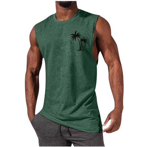 Samickarr Mens Sleeveless Tank Tops Workout Cut Off Shirts Muscle Gym