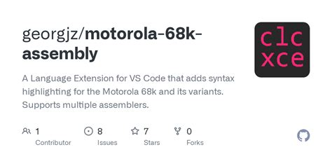Github Georgjzmotorola 68k Assembly A Language Extension For Vs