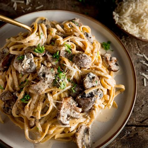 Pasta Creamy Mushroom Sauce At James Silvers Blog