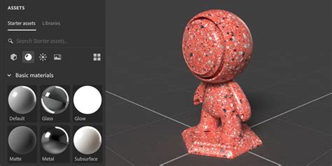 Assets Panel Substance 3d Stager