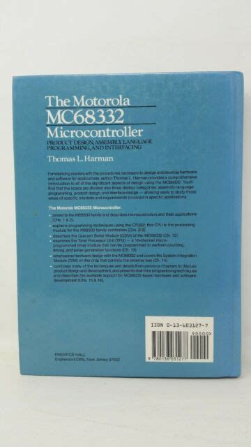 The Motorola Mc68332 Microcontroller Product Design Assembly