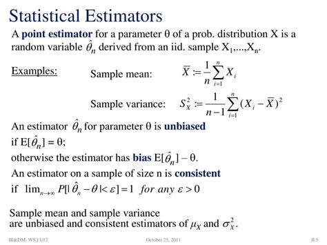 Ppt Ii 2 Statistical Inference Sampling And Estimation Powerpoint Presentation Id 1953173