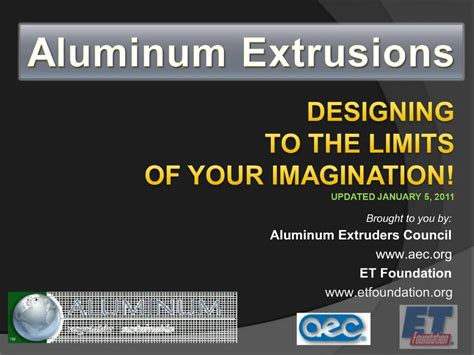 PPT Aluminum Extrusions PowerPoint Presentation Free Download ID