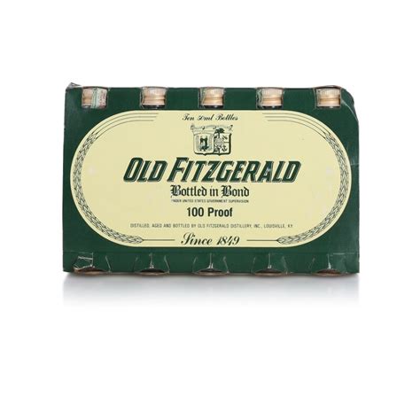 Old Fitzgerald 6 Year Old 100 Proof 1973 10 Bt 5cl Whisky And Whiskey