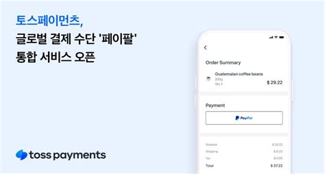 토스페이먼츠 글로벌 결제수단 페이팔 국내 사업자에 제공 파이낸셜뉴스