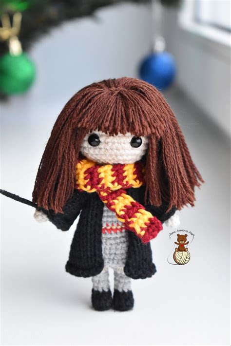 Гермиона Грейнджер вязаная крючком Гарри поттер вязание крючком Вязание Вязаные игрушки
