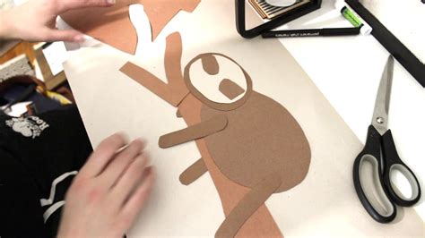 How To Make A Paper Sloth Craft Youtube