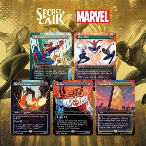 Mtg Secret Lair X Marvels Spider Man Superdrop Heroické činy
