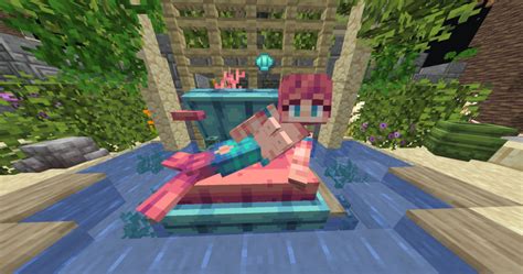 Rule 34 Blocky Body Blue Eyes Female Female Only Girl Mermaid Mermaid