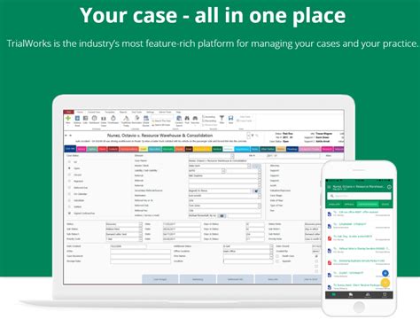 Lawtoolbox Trial Works Case Management Software Trialworks Legal