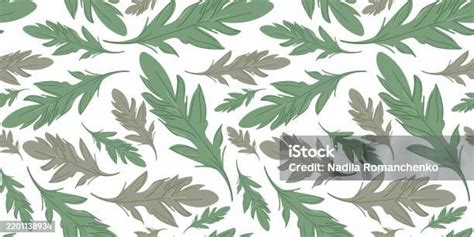 흰색 배경에 우아한 녹색과 베이지 색 톤의 완벽 한 파스텔 잎 패턴 직물에 대한 자연에서 영감을받은 식물 디자인 0명에 대한 스톡 벡터 아트 및 기타 이미지 Istock
