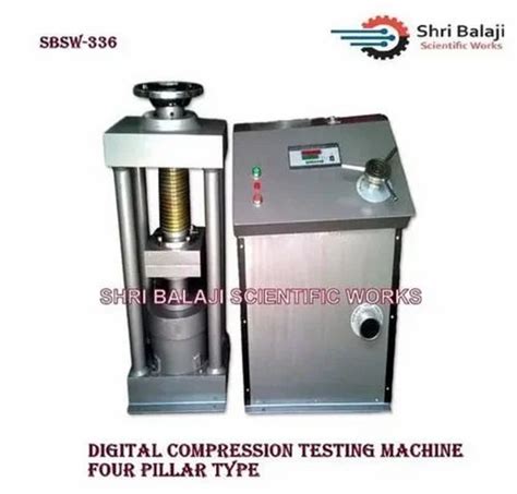 Digital Compression Testing Machine Four Pillar Type At Rs 105000 Concrete Testing Equipments