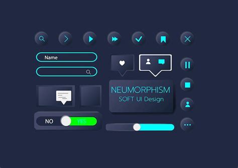 premium vector 3d neumorphic soft ui design 3d bottons