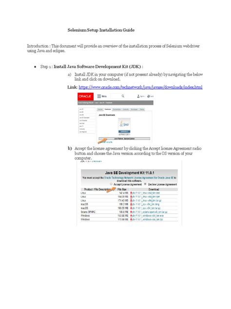 Selenium Setup In Nutshell Pdf Selenium Software Java