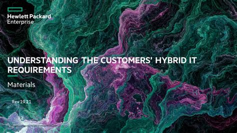 Module Materials HPE Certification Courses