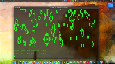 GitHub Kiahamedi GameLife Conway S Game Of Life Python