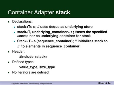 Overview 181 Iterators 182 Containers 183 Generic Algorithms Ppt