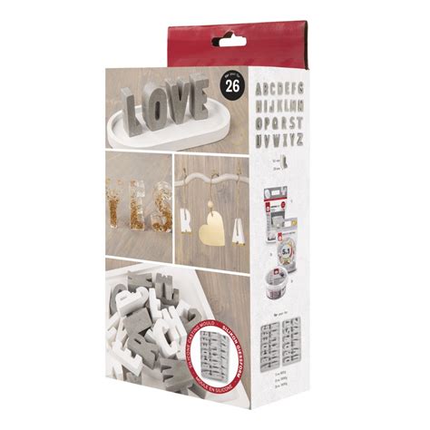 Silikon Gießform Abc Malen And Basteln Mangott