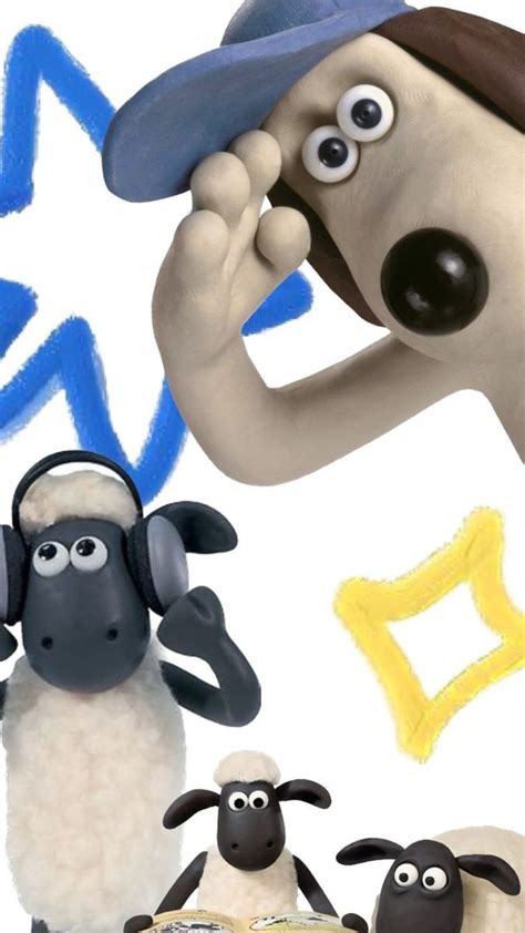 Пин от пользователя ☆graphevine☆ на доске 𝙒𝙖𝙡𝙡𝙥𝙖𝙥𝙚𝙧𝙨 Барашек шон Милые рисунки Артбуки