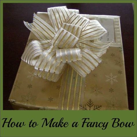 How To Make A Fancy Bow