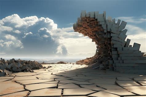 Selfhealing Material For Construction And Infrastructure Premium Ai Generated Image