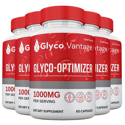 5 Pack Glyco Vantage Glyco Optimizer Capsules Glyco Vantage Pills