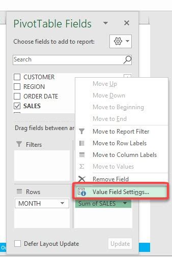 Show Pivot Table Values As A Running Total In MyExcelOnline