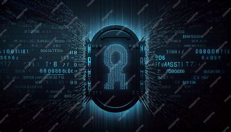 premium photo abstract cybersecurity binary code big data technology