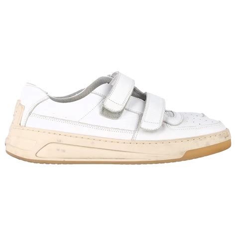 Acne Studios Steffey Friend Sneakers In White Leather Ref2645503