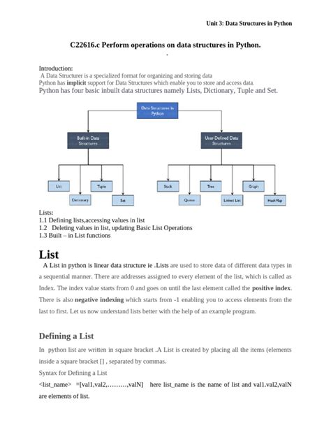 Pyhton Unit3 Pdf Software Development Computer Science