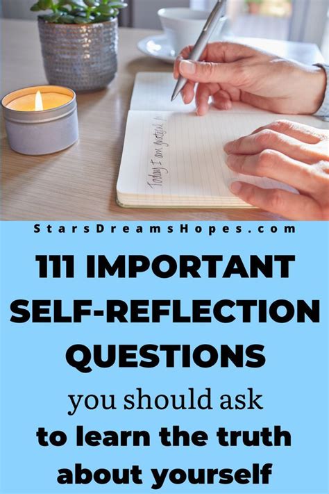 111 Deep Self Reflection Questions To Discover Your True Self