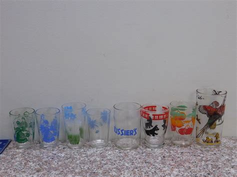 Vintage Misc Barware Glasses Lot Of 8