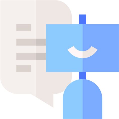 Chatbot Basic Straight Flat Icon