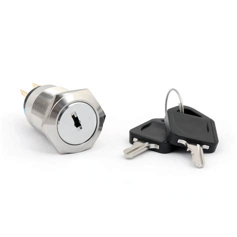 Areyourshop Push Button Switch Auto Metal Ignition Key Push Button Switch 19mm 36V 2A For Car