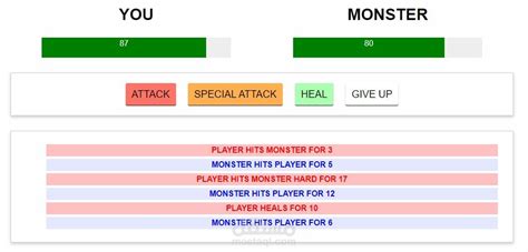 The Monster Slayer Vue Js Game مستقل