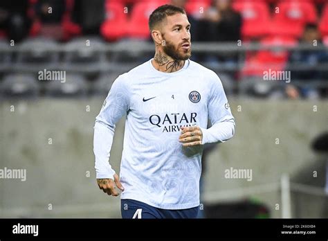 Sergio Ramos Of Psg During The French Championship Ligue 1 Football