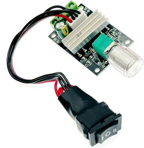 Jzk Pwm Dc Motor Speed Controller Reversible With Switch 3a 6v 24v 12v Pwm Motor