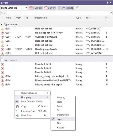 Drillhole Validation Micromine Origin And Beyond