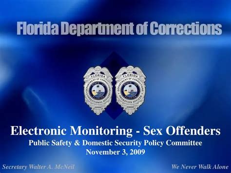 Ppt Electronic Monitoring Sex Offenders Public Safety And Domestic