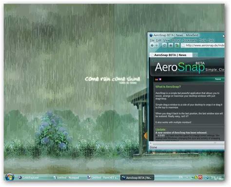 Add Windows S AeroSnap Feature To Vista And XP