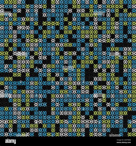 Abstract Geometrical Generative Computational Art Illustration Stock Vector Image And Art Alamy