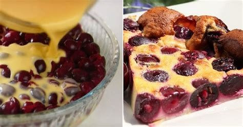 Нежнейший пирог с вишней по французскому рецепту